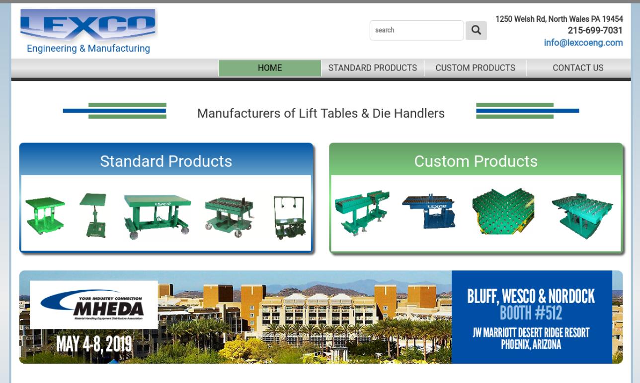 LEXCO Engineering & Manufacturing | Hydraulic Lift Manufacturers